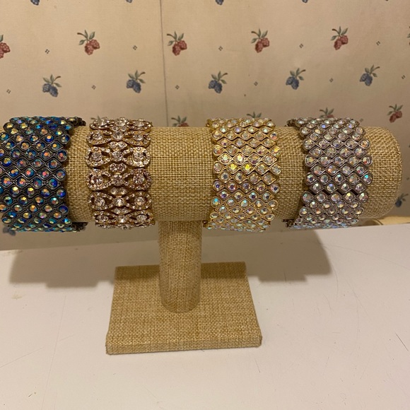 Jewelry | 4 Sparkly Bracelets | Poshmark